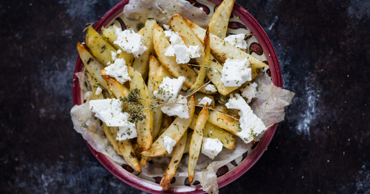 Chunky Greek Oven Fries Recipe - Helen Tzouganatos - Gluten Free Recipes