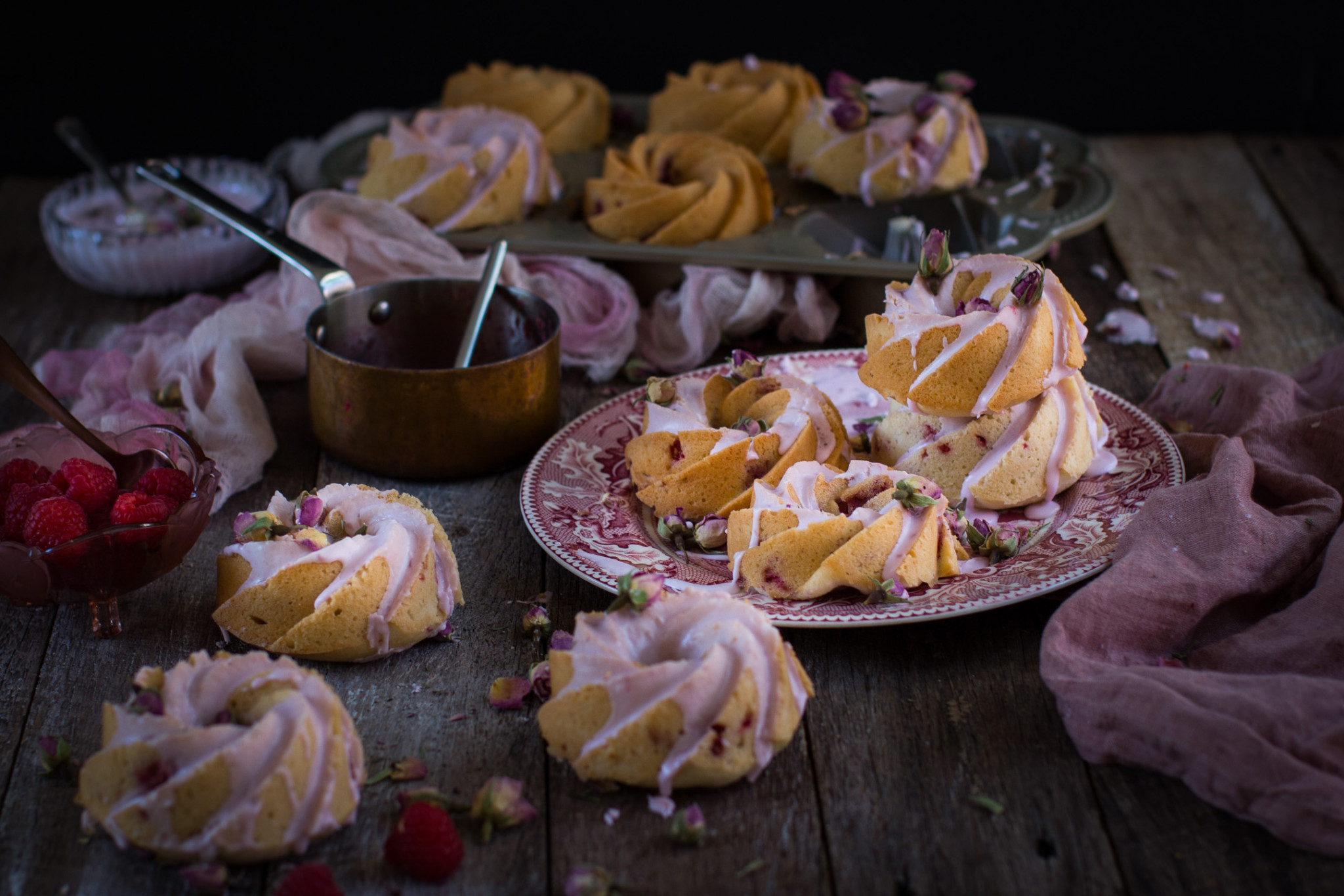 RASPBERRY BUNDT FRIANDS GLUTEN FREE RECIPE - Helen Tzouganatos - Gluten ...