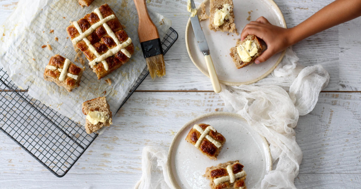 HOT CROSS BUNS GLUTEN FREE RECIPE - Helen Tzouganatos - Gluten Free Recipes